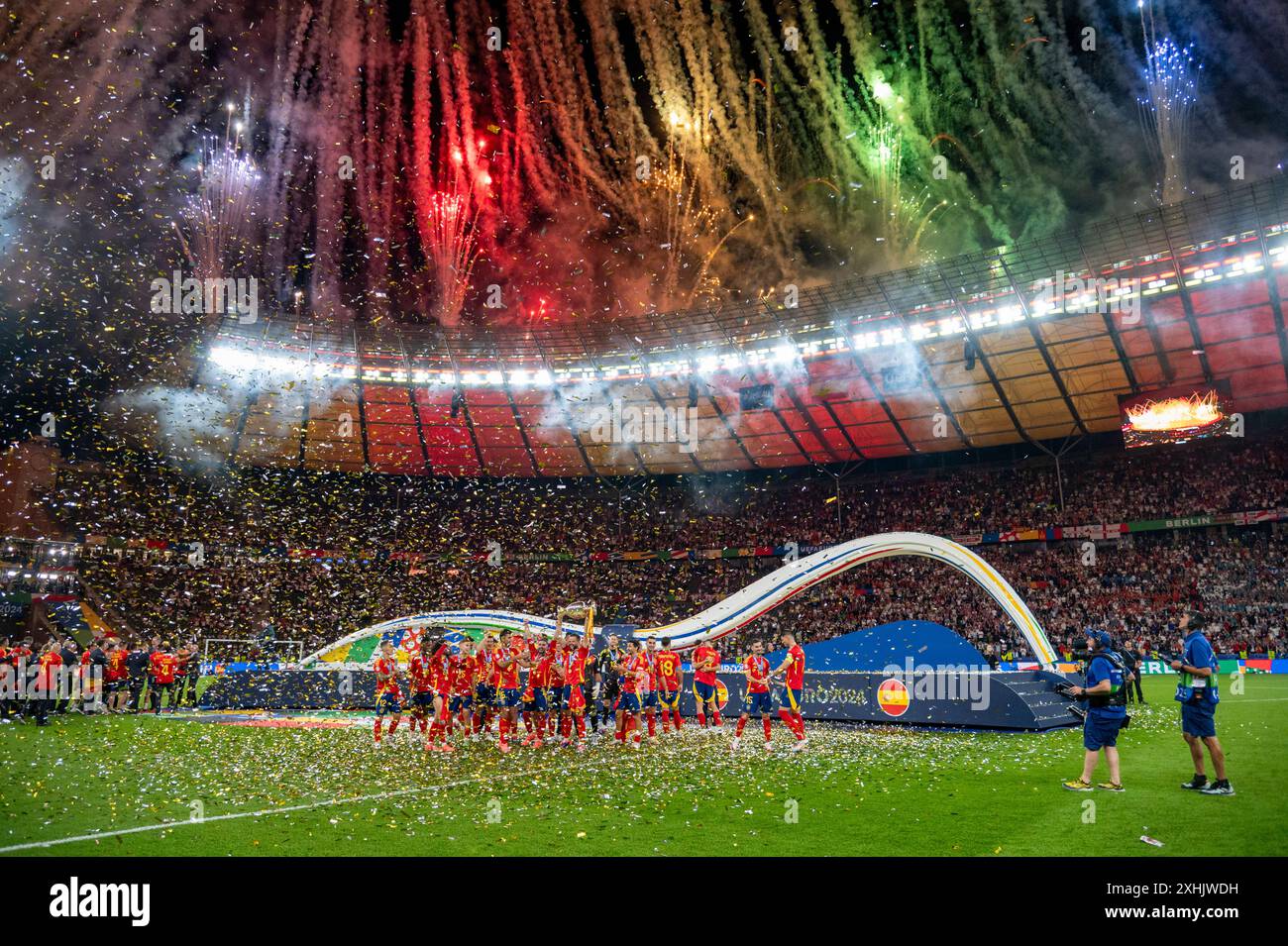 Berlin, Germany. 14th July, 2024. A general view of Olympiastadion ...