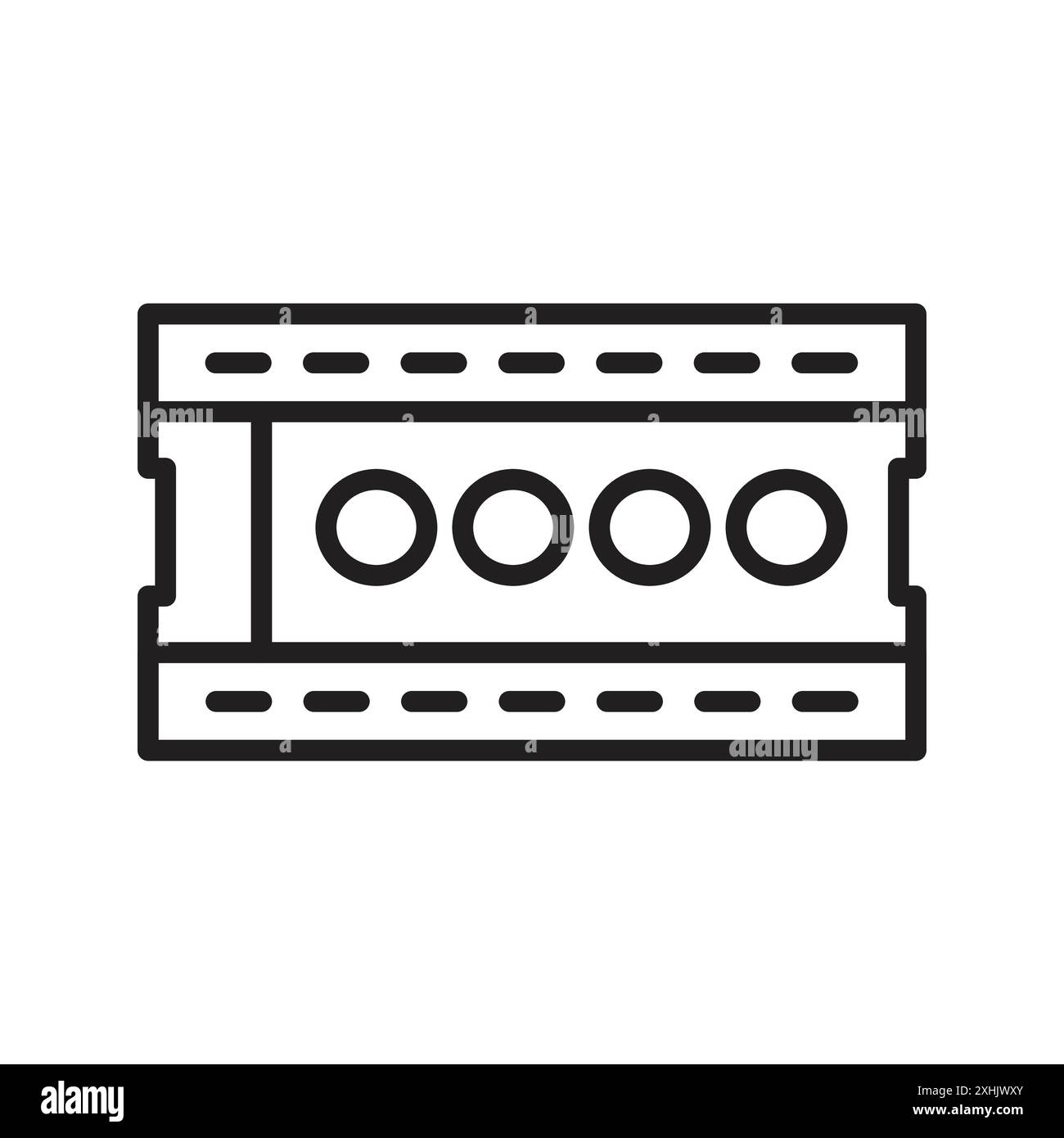 Animation icon Black line art vector in black and white outline set ... Animation icon Black line art vector in black and white outline set ...