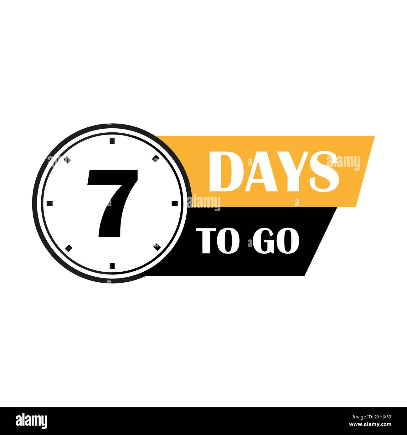 Countdown marker sign Cut Out Stock Images & Pictures - Alamy