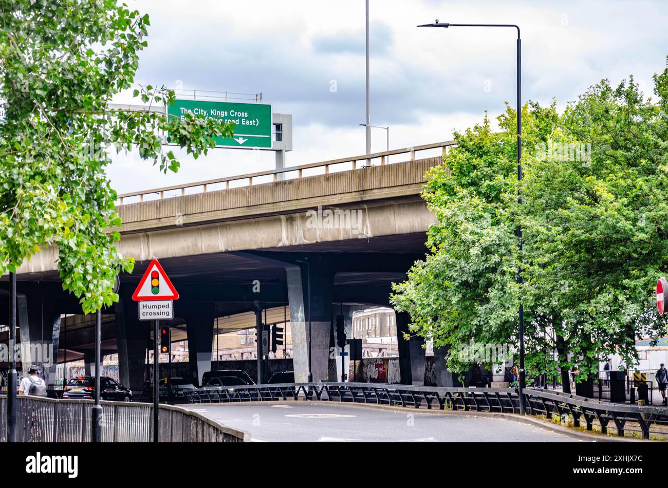 The Westway flyover, a main road in the west of London, UK Stock Photo ...