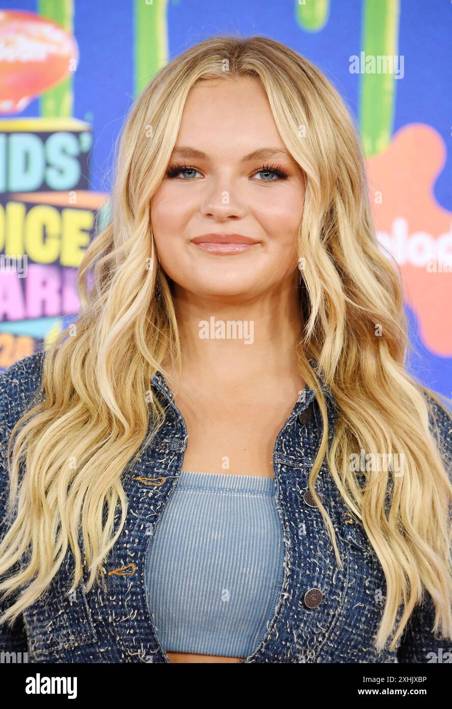 SANTA MONICA, CALIFORNIA - JULY 13: Pressley Hosbach attends Nickelodeon Kids' Choice Awards ...
