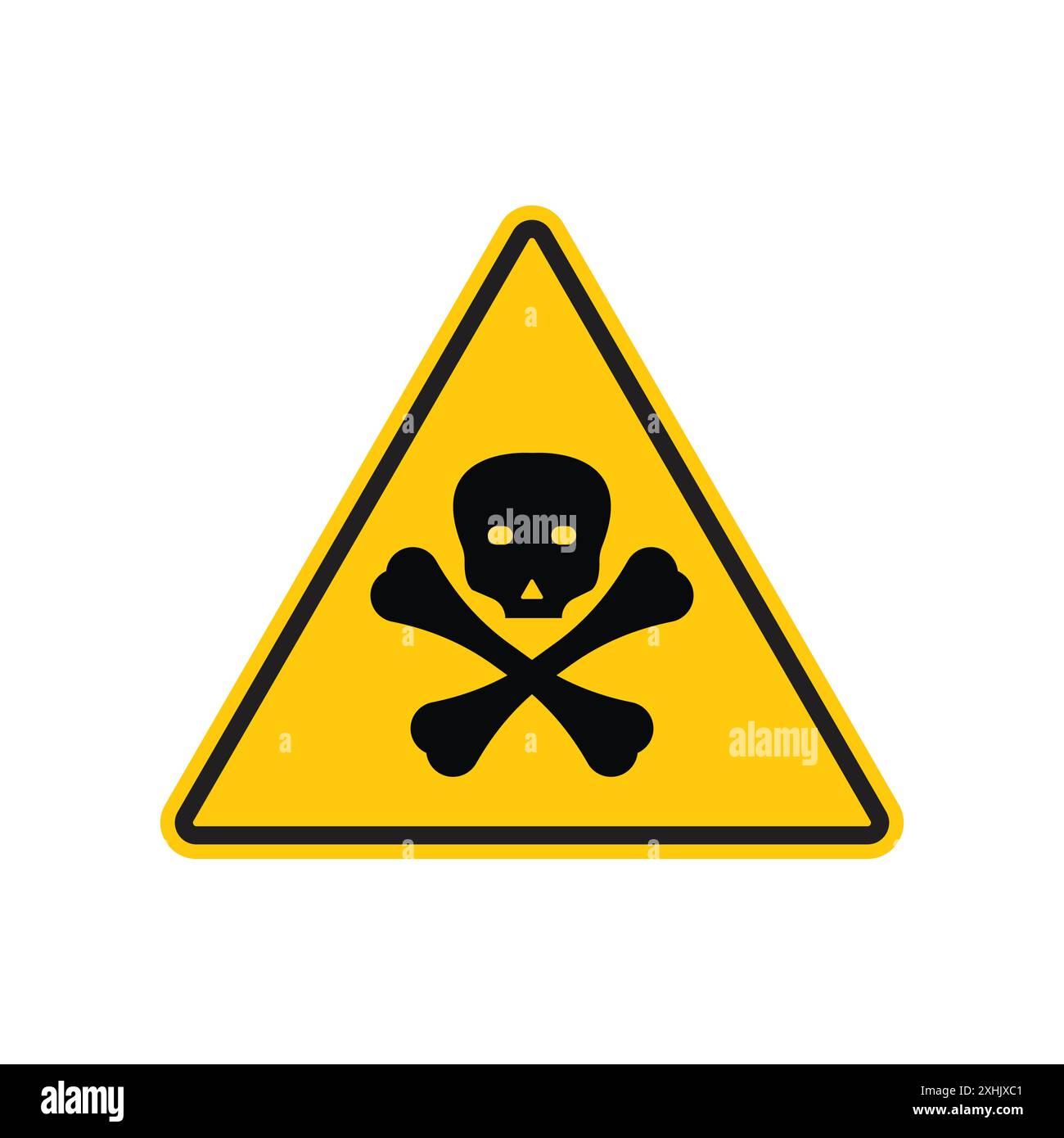 Danger sign Black line art vector in black and white outline set ...