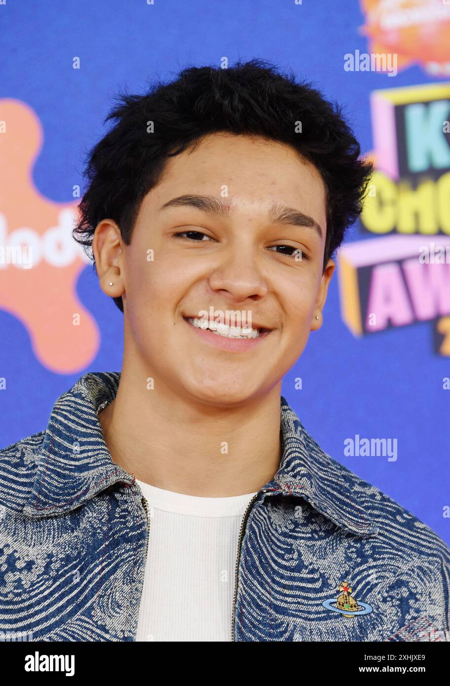 SANTA MONICA, CALIFORNIA - JULY 13: Trey Makai attends Nickelodeon Kids ...