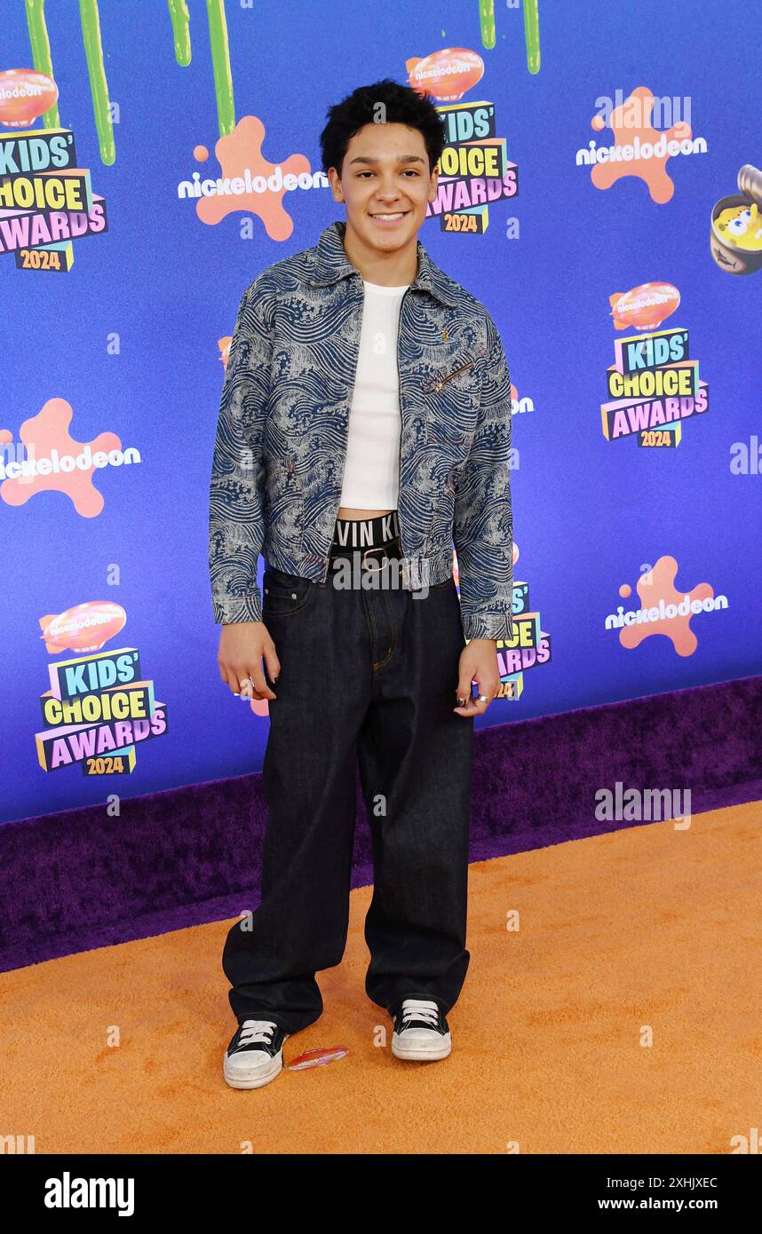SANTA MONICA, CALIFORNIA - JULY 13: Trey Makai attends Nickelodeon Kids ...