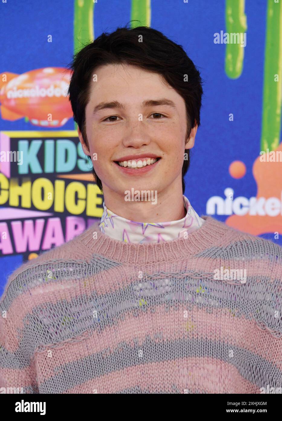 SANTA MONICA, CALIFORNIA - JULY 13: Owen Holt attends Nickelodeon Kids ...