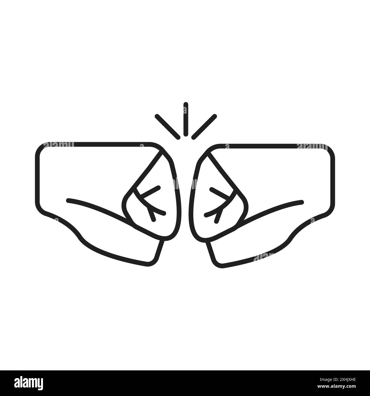 Black hand fist bump hi-res stock photography and images - Alamy