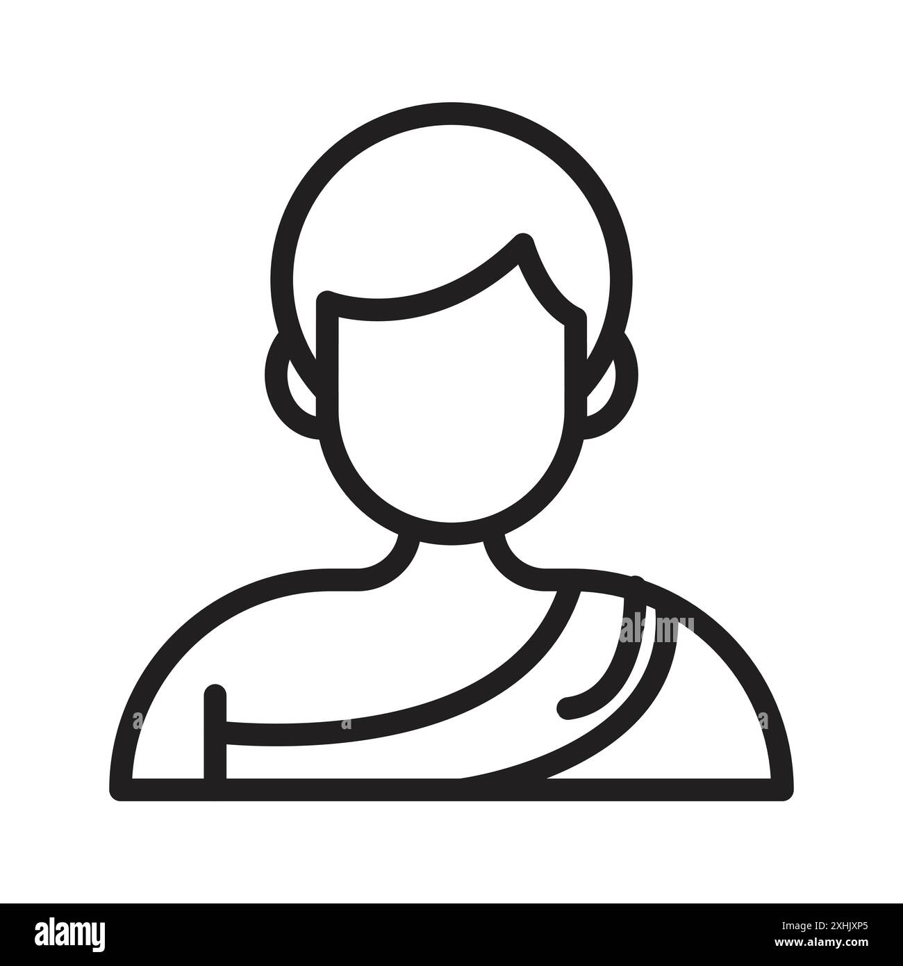 Hajj icon Black line art vector in black and white outline set collection sign Stock Vector ...