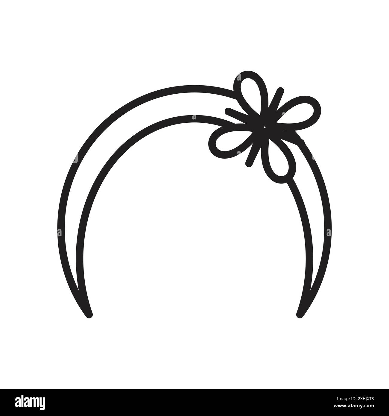 Headband beauty girl Stock Vector Images - Alamy