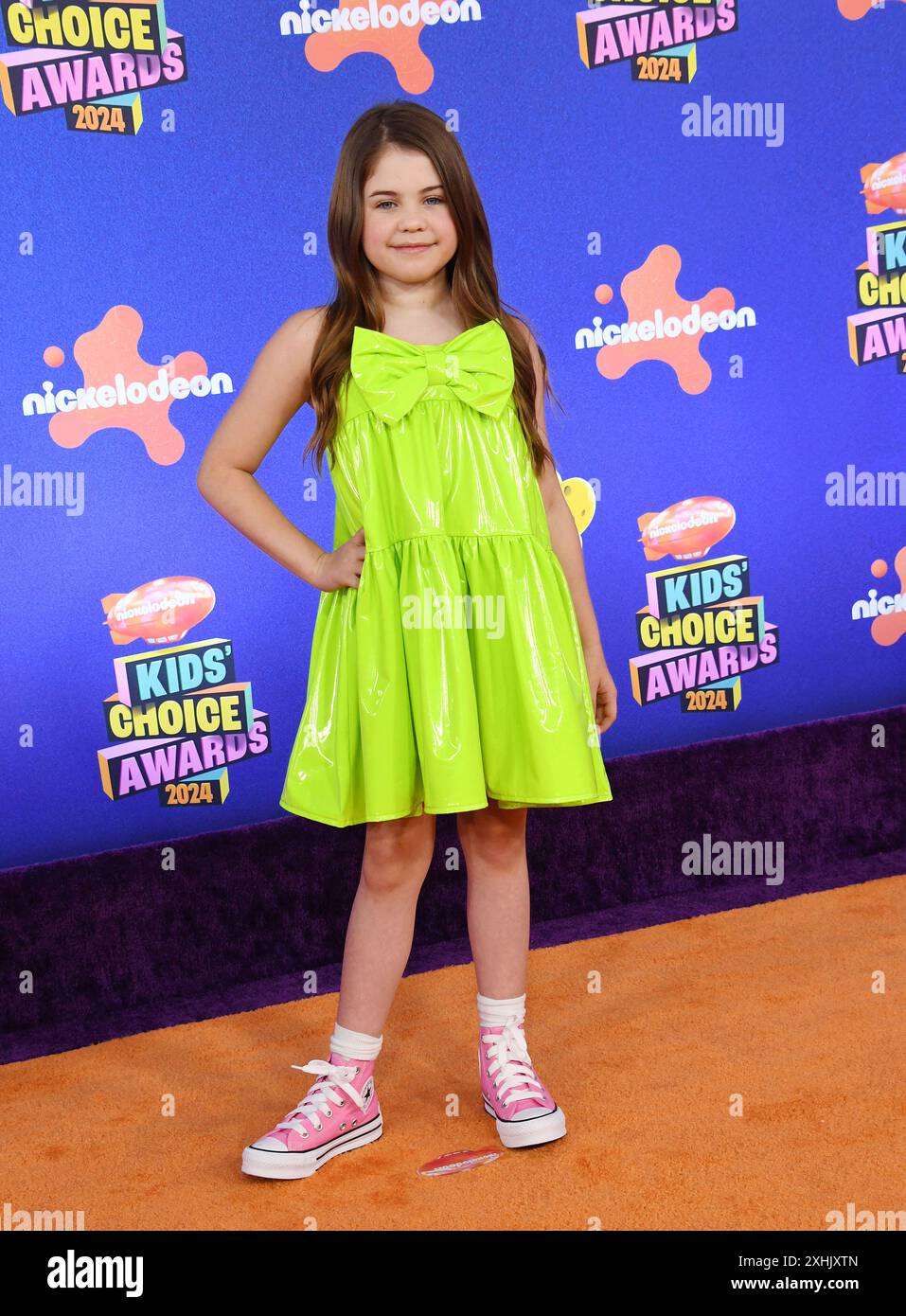 SANTA MONICA, CALIFORNIA - JULY 13: Pyper Braun attends Nickelodeon ...