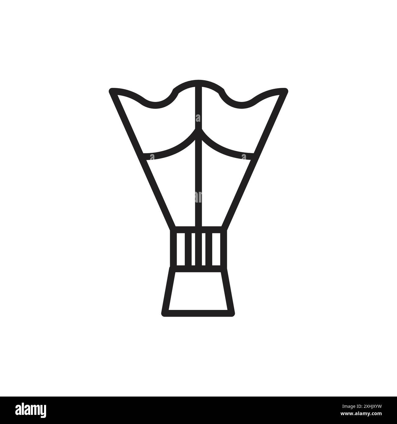 Islamic incense icon Black line art vector in black and white outline ...