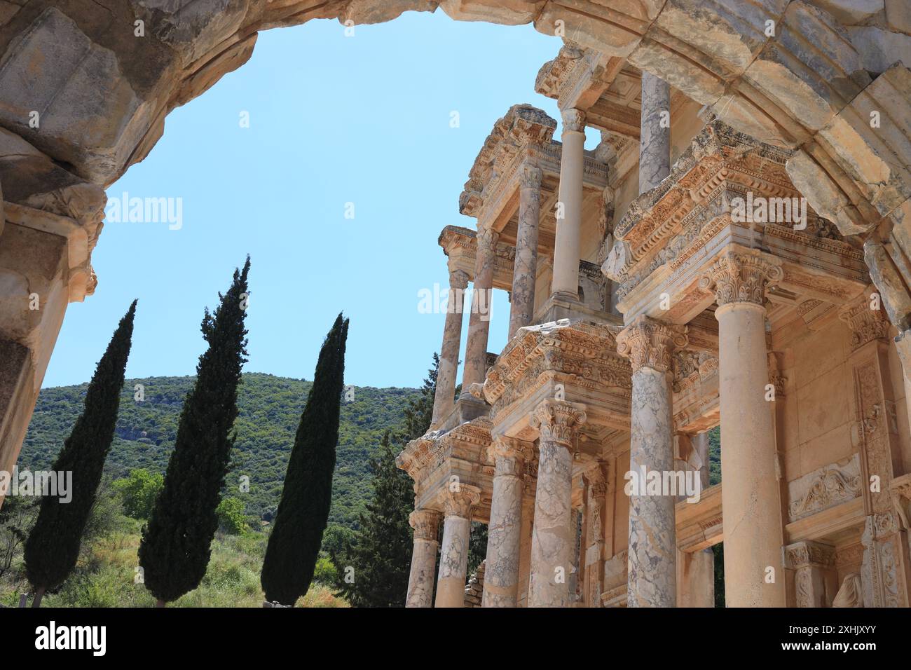 Ephesus, a greco-roman city ruins Stock Photo - Alamy