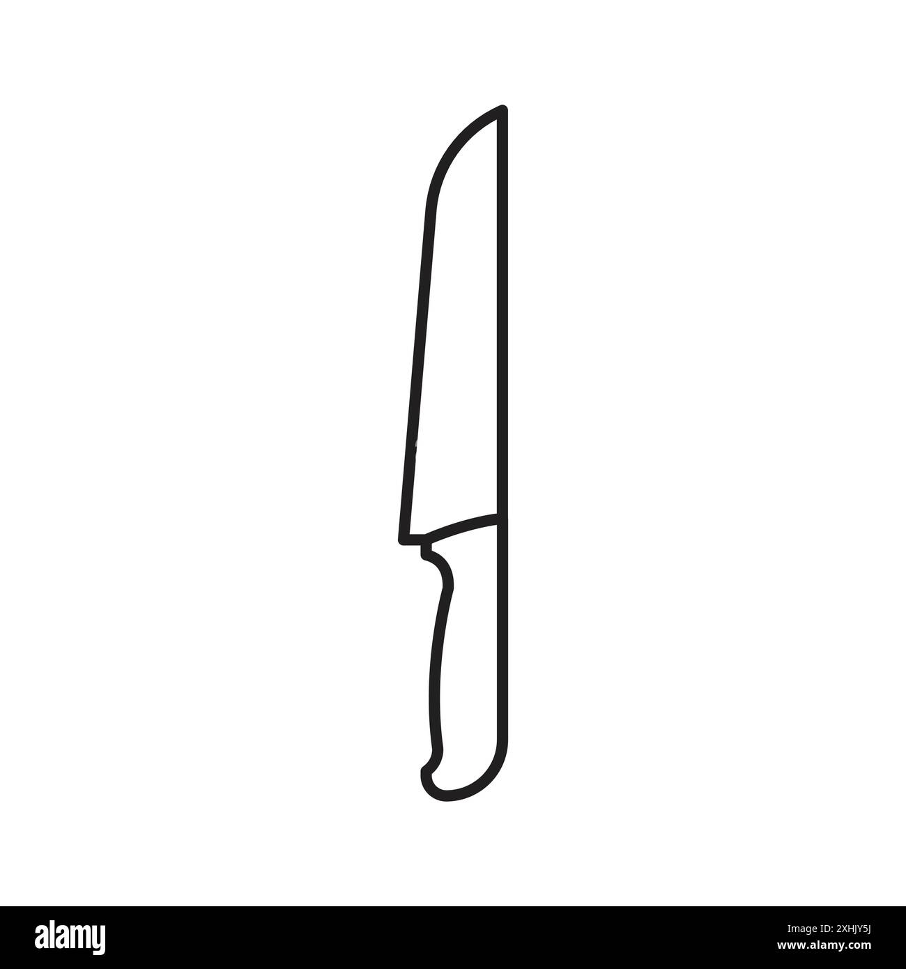 Military knife in black Stock Vector Images - Alamy