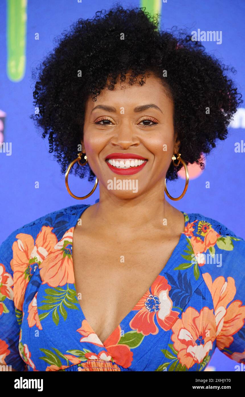 SANTA MONICA, CALIFORNIA - JULY 13: Lony'e Perrine attends Nickelodeon Kids' Choice Awards 2024 ...