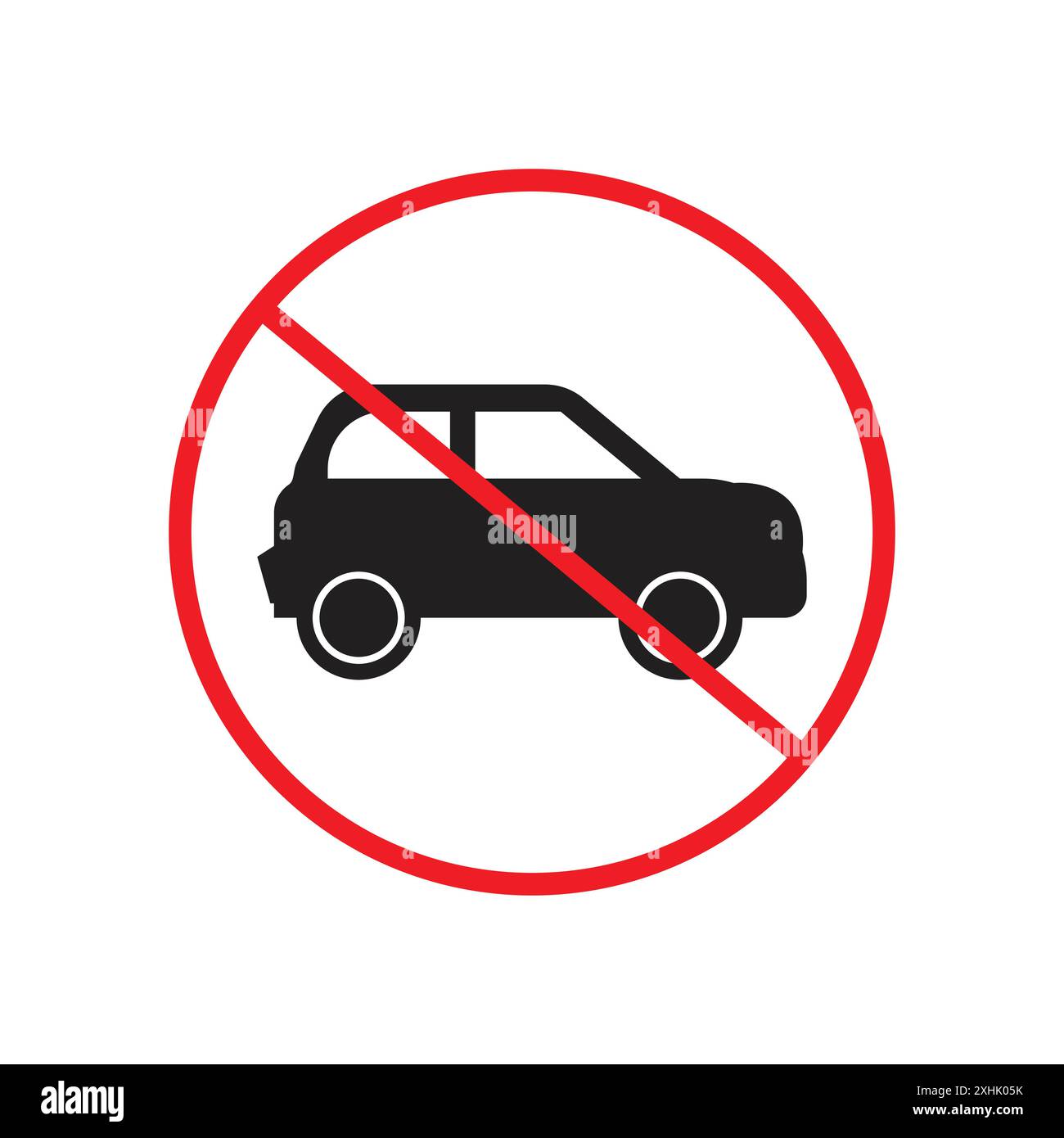 No parking sign Black line art vector in black and white outline set collection sign Stock ...