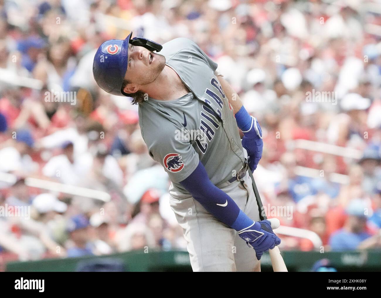 St. Louis, United States. 14th July, 2024. Chicago Cubs batter Nico ...