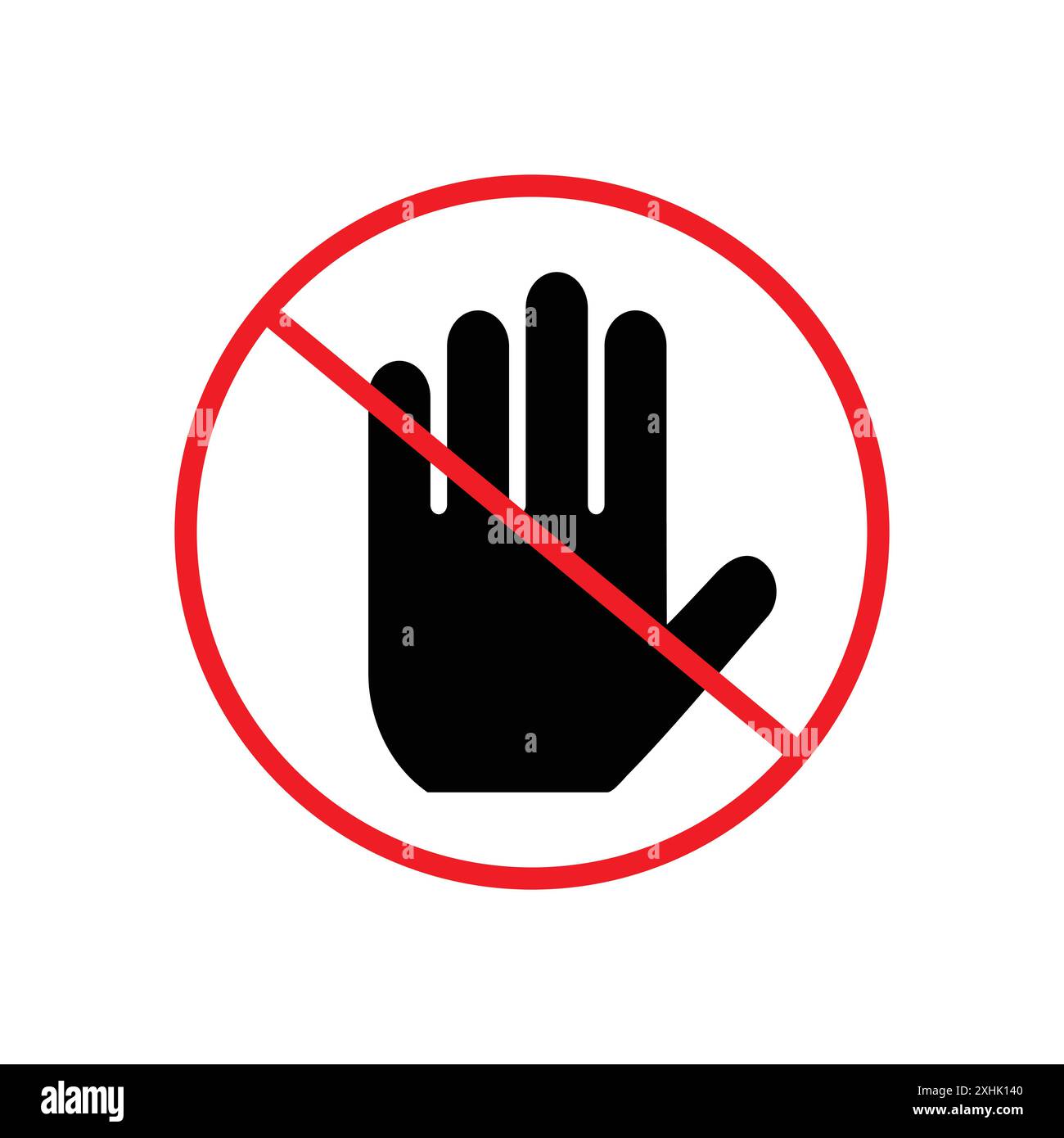 Stop sign icon Black line art vector in black and white outline set ...