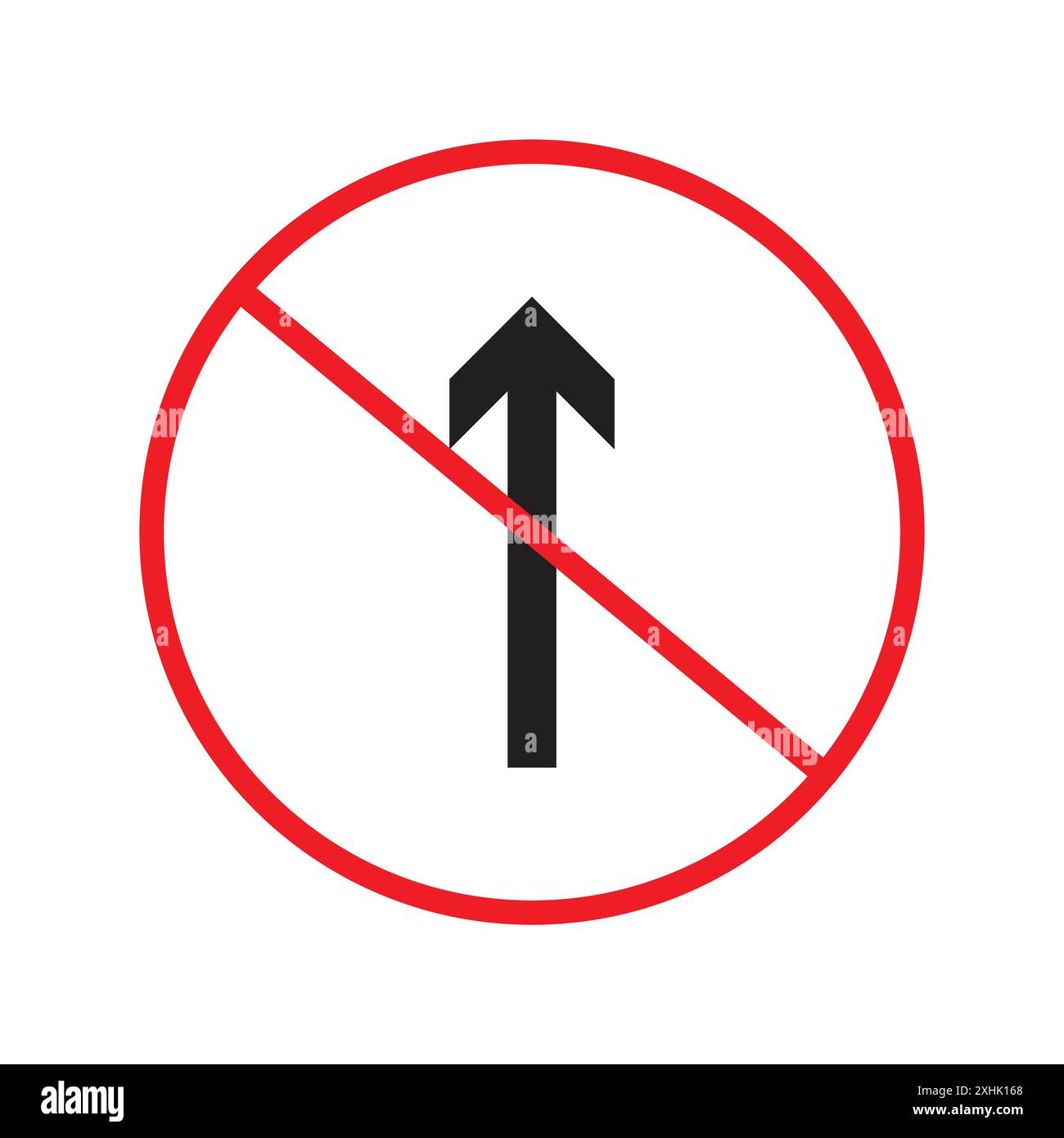 No entry road traffic sign in Stock Vector Images - Alamy