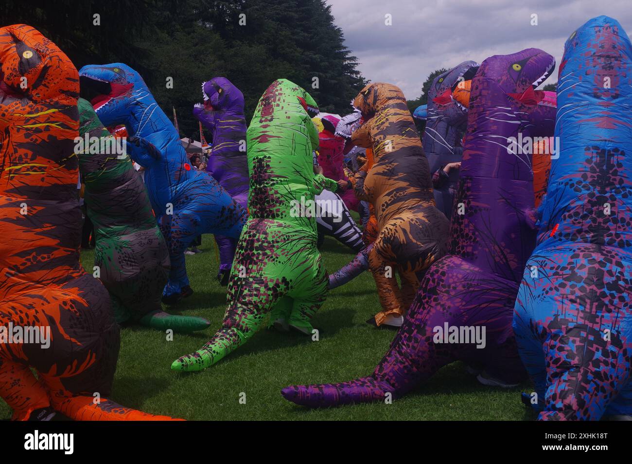 Inflatable dinosaur costume hi-res stock photography and images - Alamy