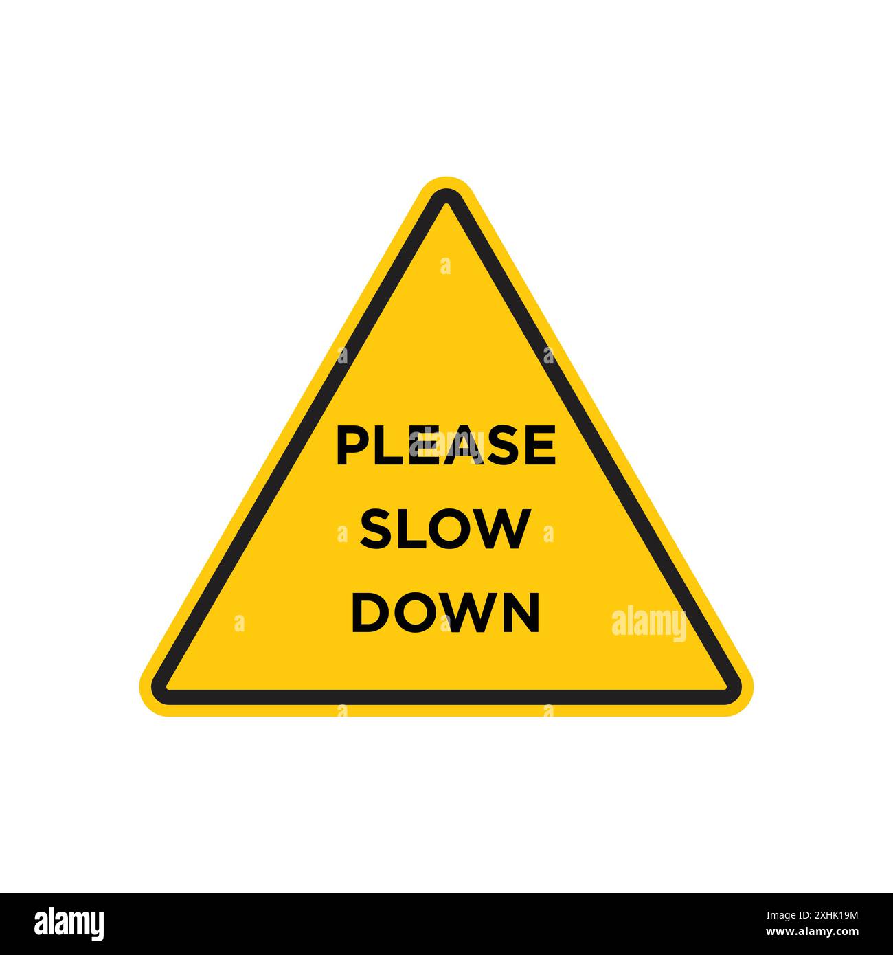 Crash zone road sign Stock Vector Images - Alamy