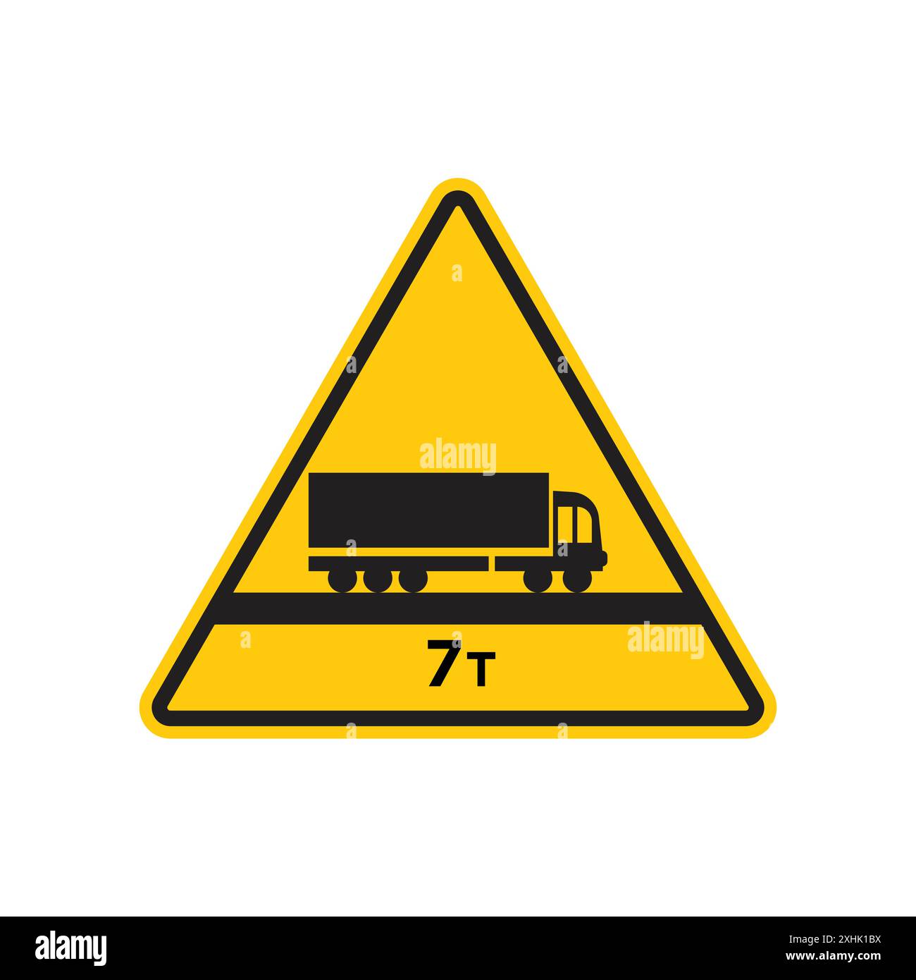 Weight limit traffic sign Black line art vector in black and white outline set collection sign ...