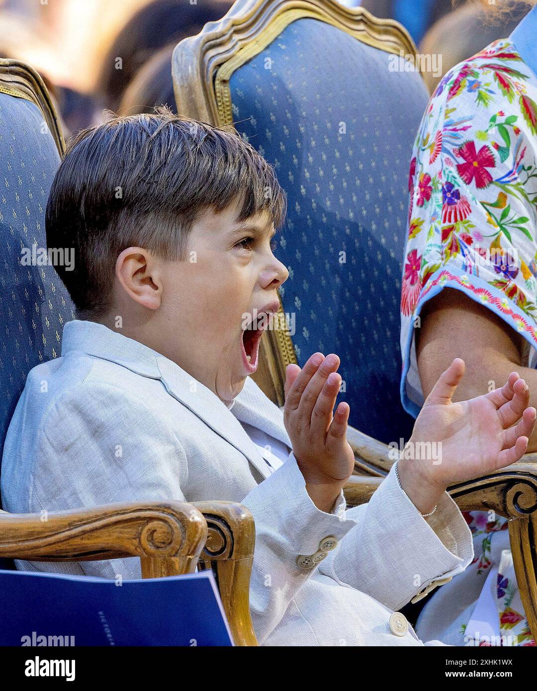 Borgholm, Schweden. 14th July, 2024. Borgholm, Solliden Castle 14-07 ...