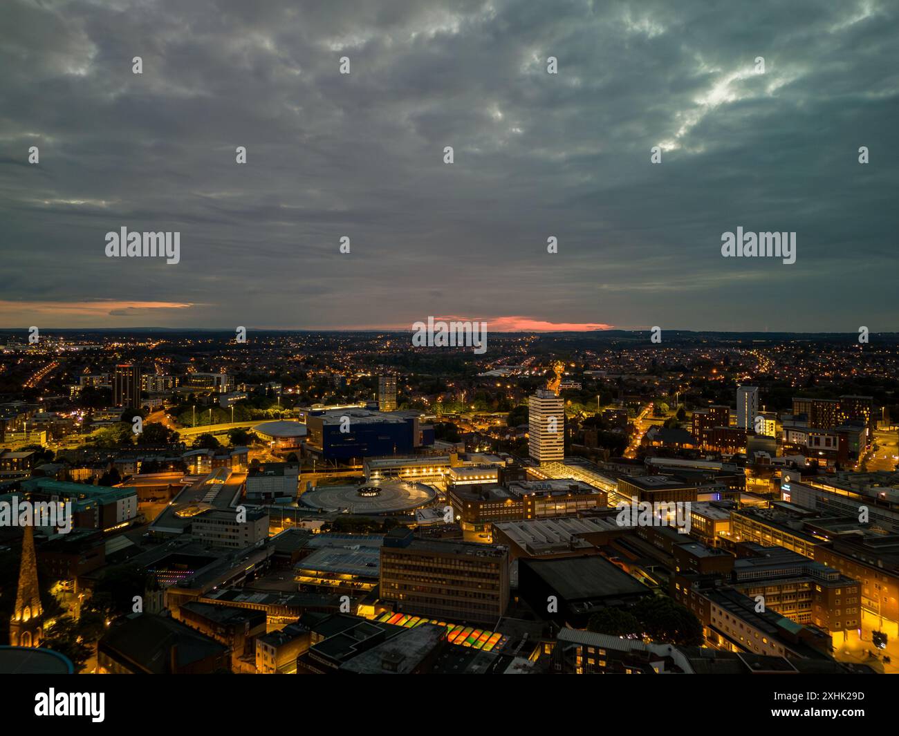 Aerial view coventry city centre hi-res stock photography and images ...