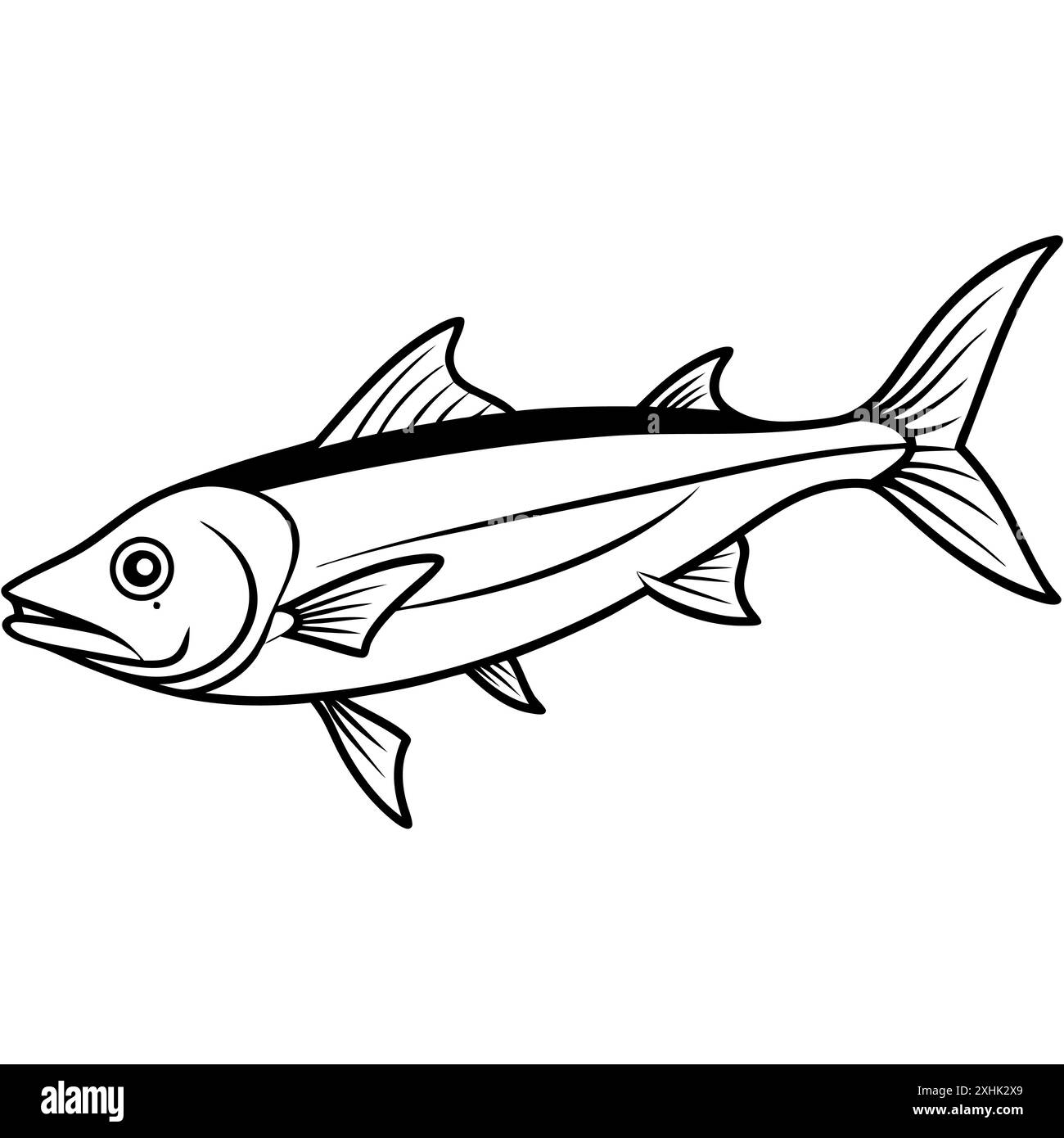 Cobia Fish walks icon vector. AI generated image. Clipart cartoon ...