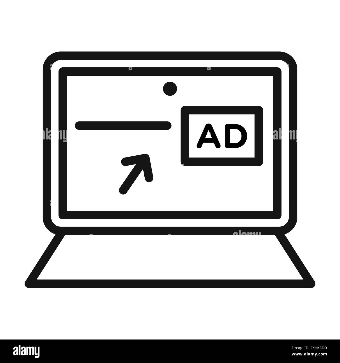 Ad content document icon Stock Vector Images - Alamy