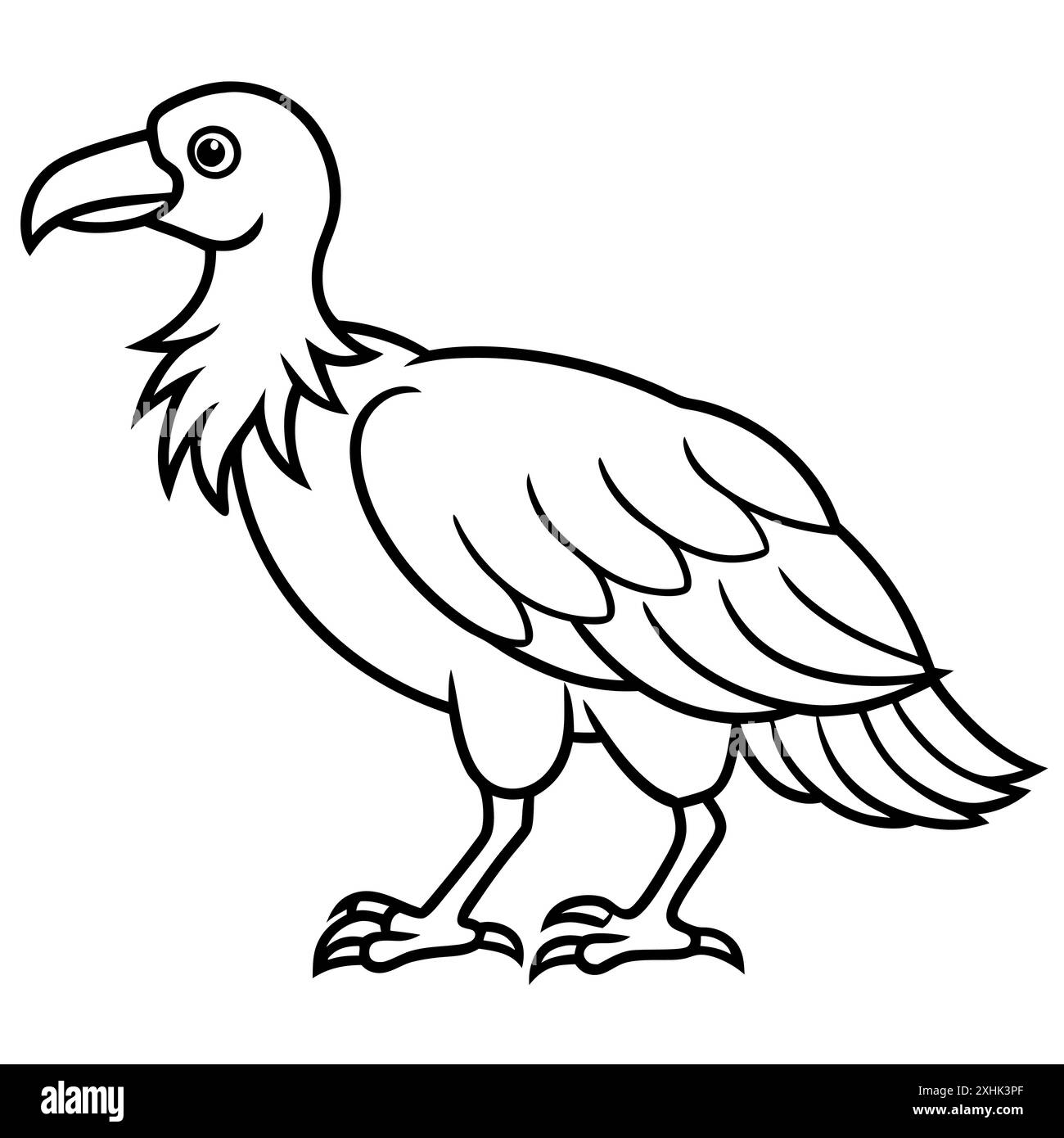 Condor bird walks icon vector. AI generated image. Clipart cartoon ...