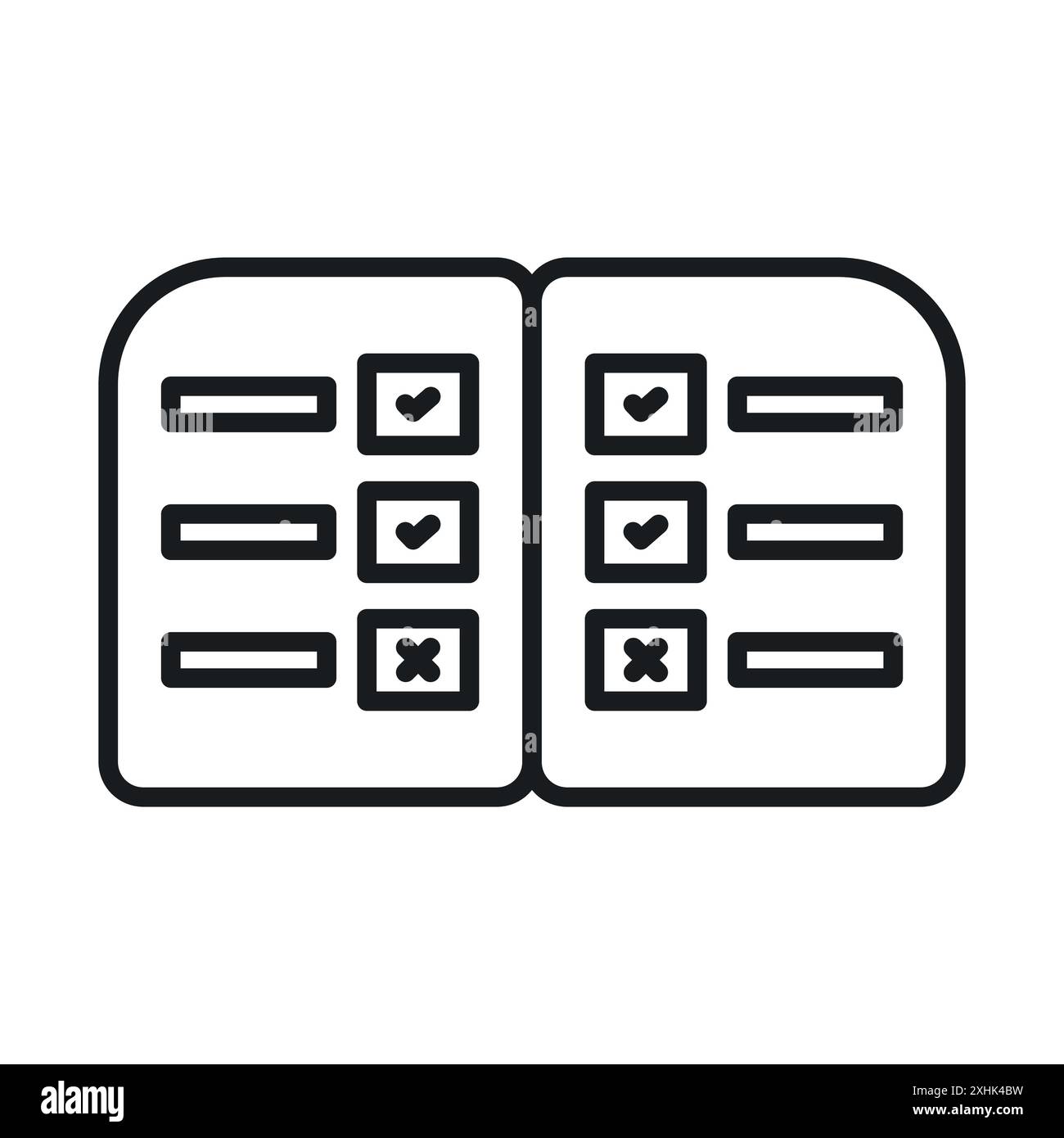 Brand guidelines icon Black line art vector in black and white outline ...