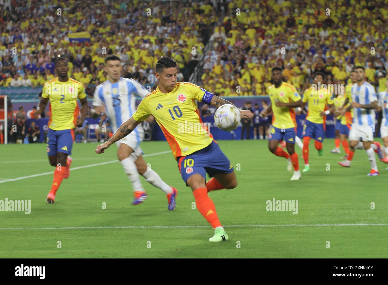Miami, Florida, USA. 14th July, 2024. (SPO) Copa America 2024 Final ...