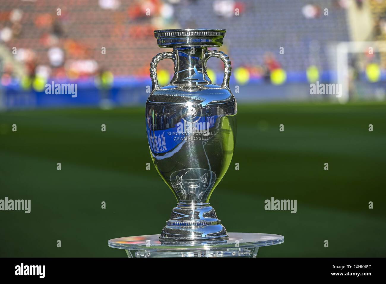 Euro 2024 Trophy during the UEFA Euro Germany 2024 match between Spain ...