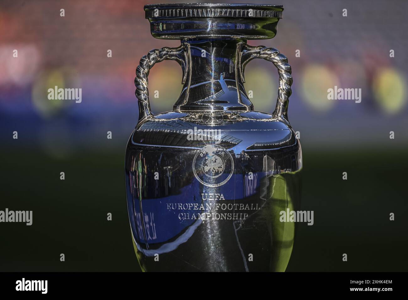 Euro 2024 Trophy during the UEFA Euro Germany 2024 match between Spain ...