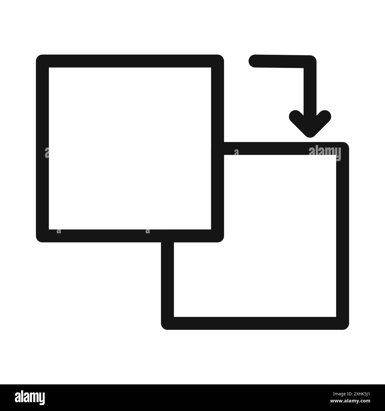 Duplicate icon vector logo set collection or bundle pack group Stock ...