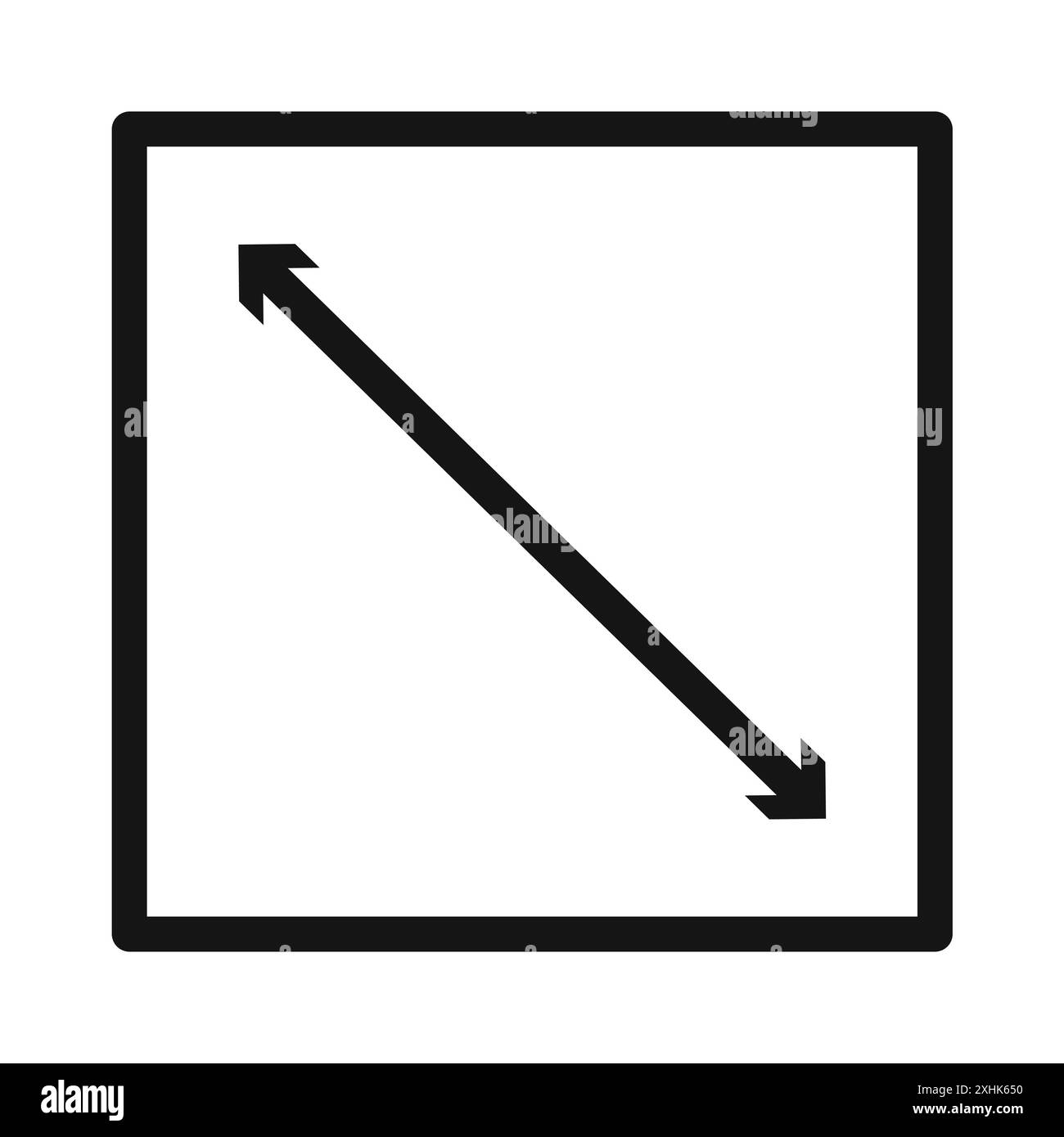 Expand arrows icon Black line art vector in black and white outline set ...