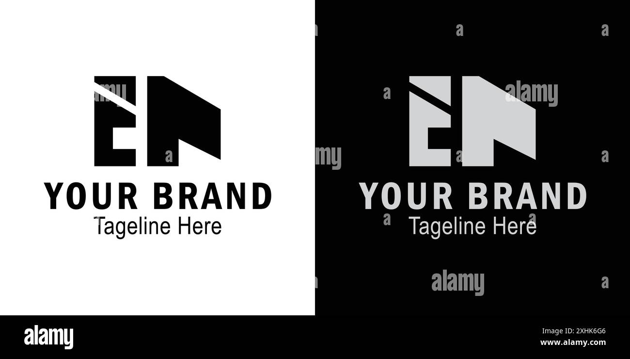 Abstract letter EA logo. initials letter logo concept. creative logo ...