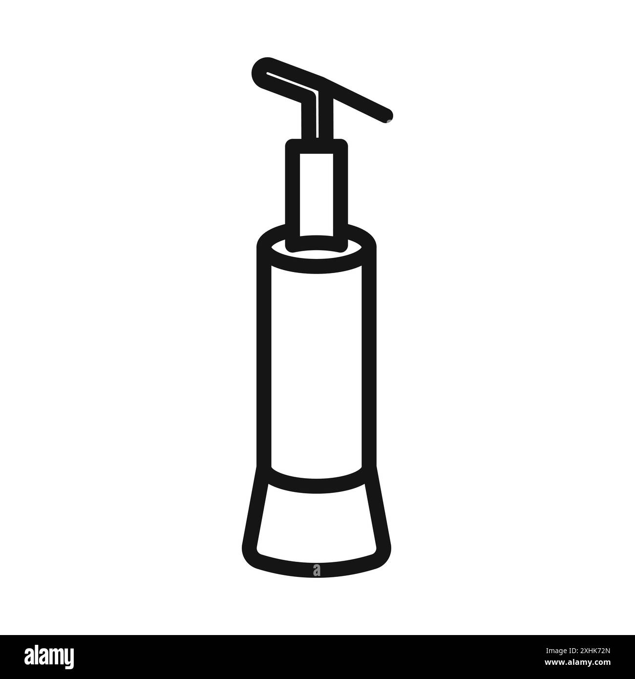 Oil can icon Black line art vector in black and white outline set collection sign Stock Vector ...