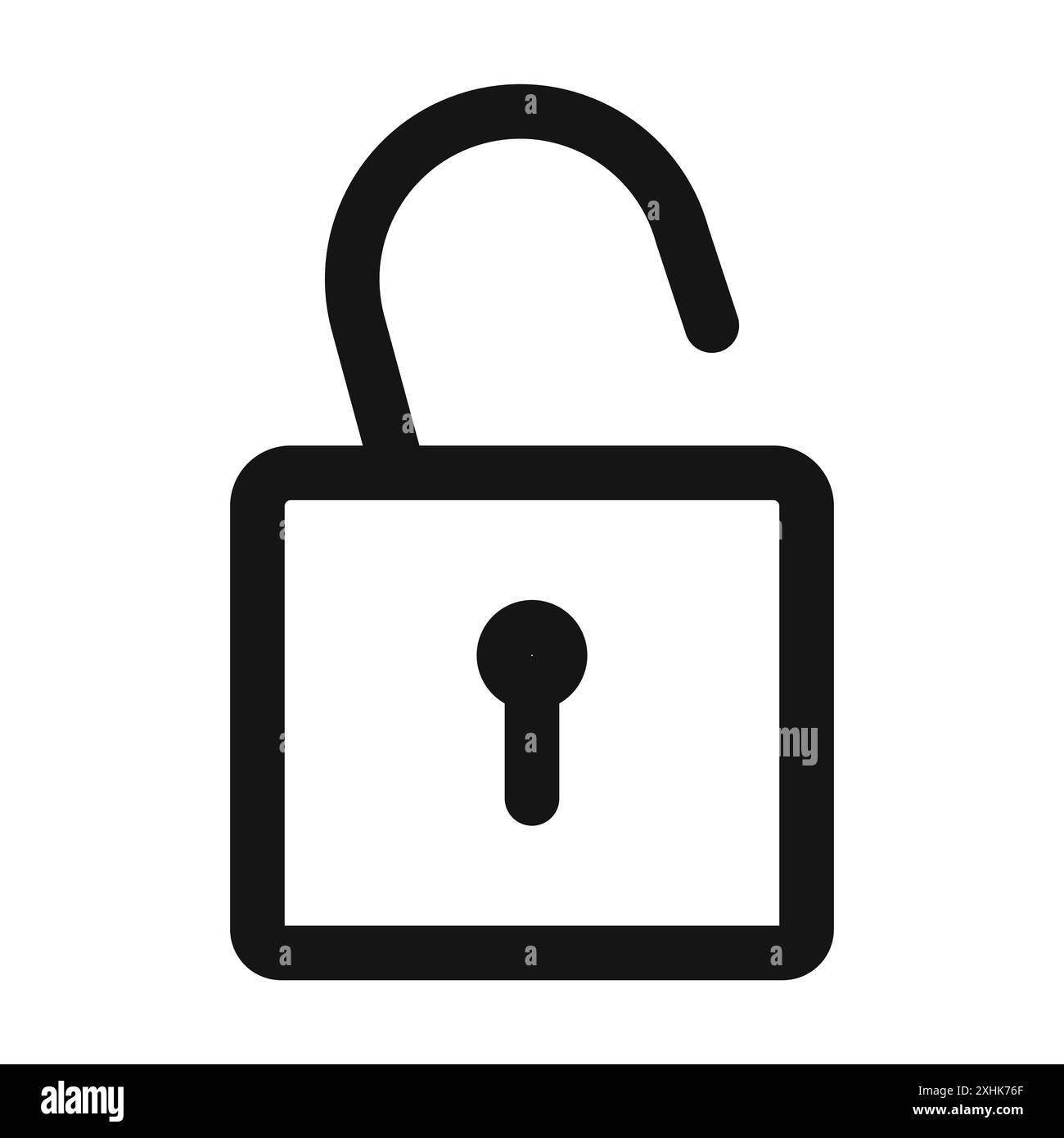 Unlock icon vector Stock Vector Images - Alamy