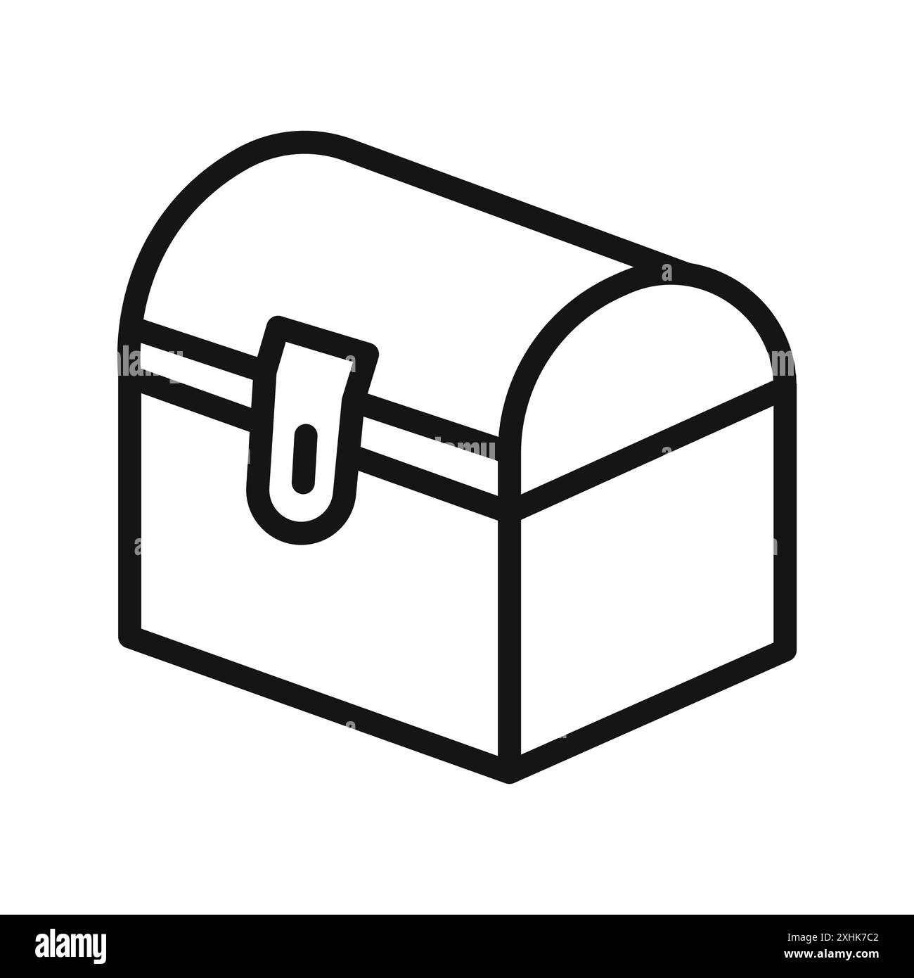 Cartoon treasure chest Black and White Stock Photos & Images - Alamy