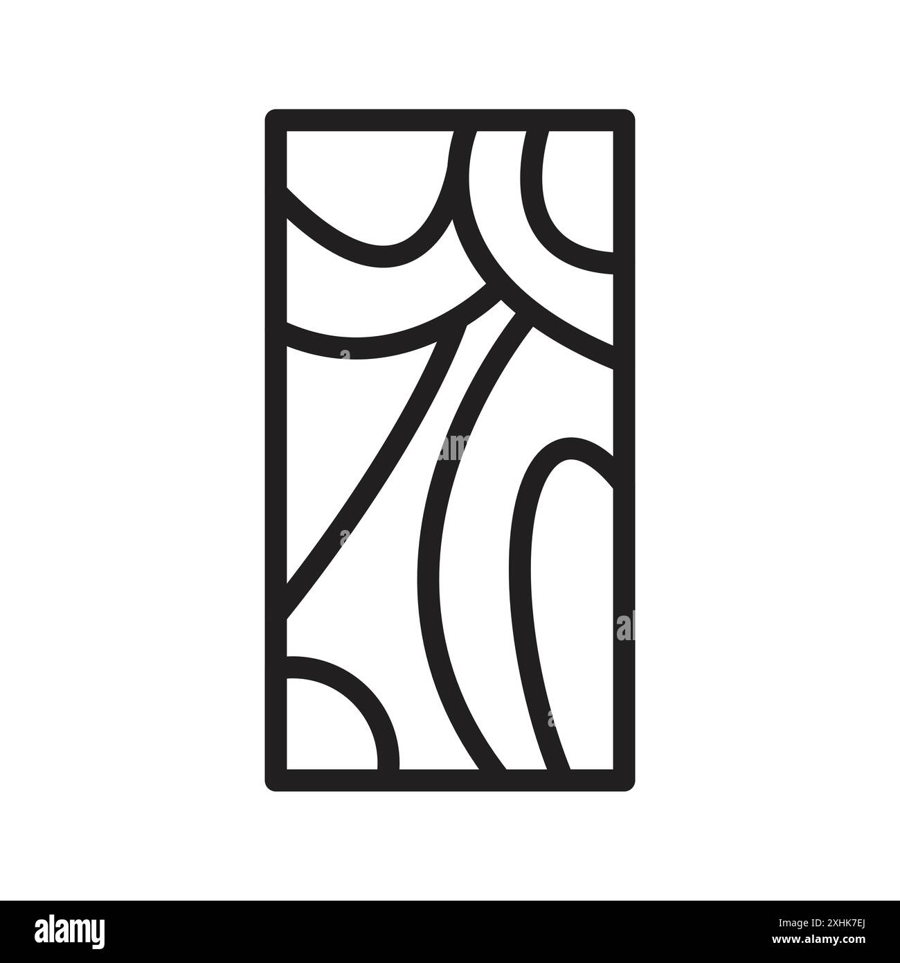 Wood board icon Black line art vector in black and white outline set collection sign Stock ...