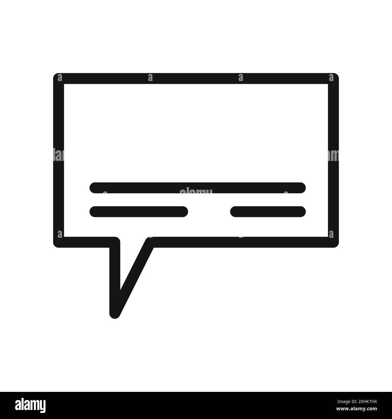 Subtitles icon Black line art vector in black and white outline set ...