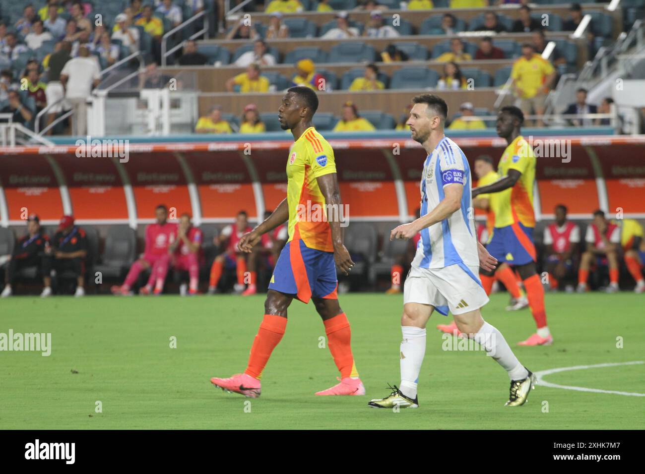 Miami, Florida, USA. 14th July, 2024. (SPO) Copa America 2024 Final ...
