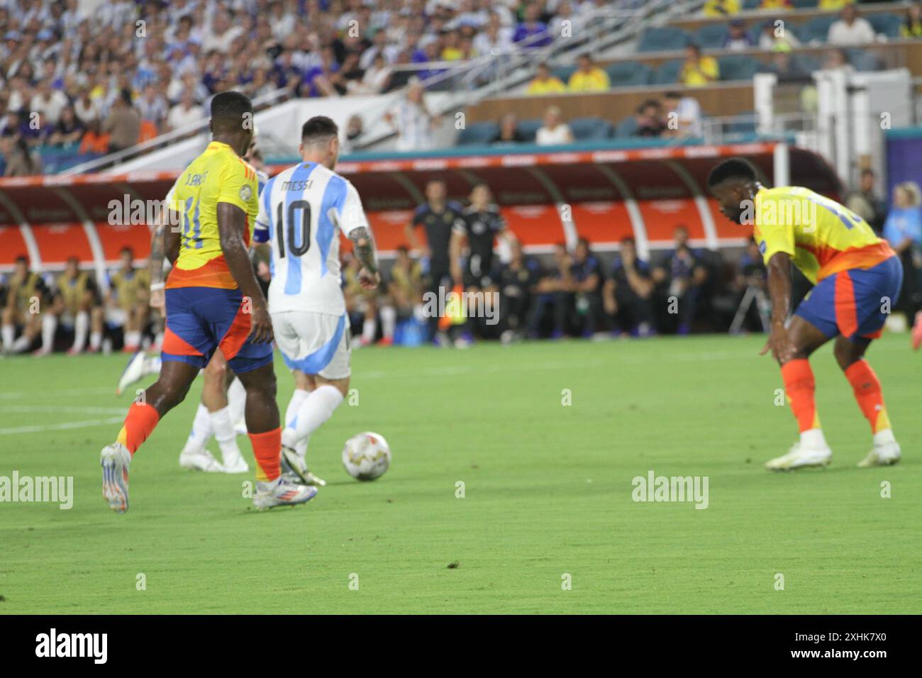Miami, Florida, USA. 14th July, 2024. (SPO) Copa America 2024 Final ...