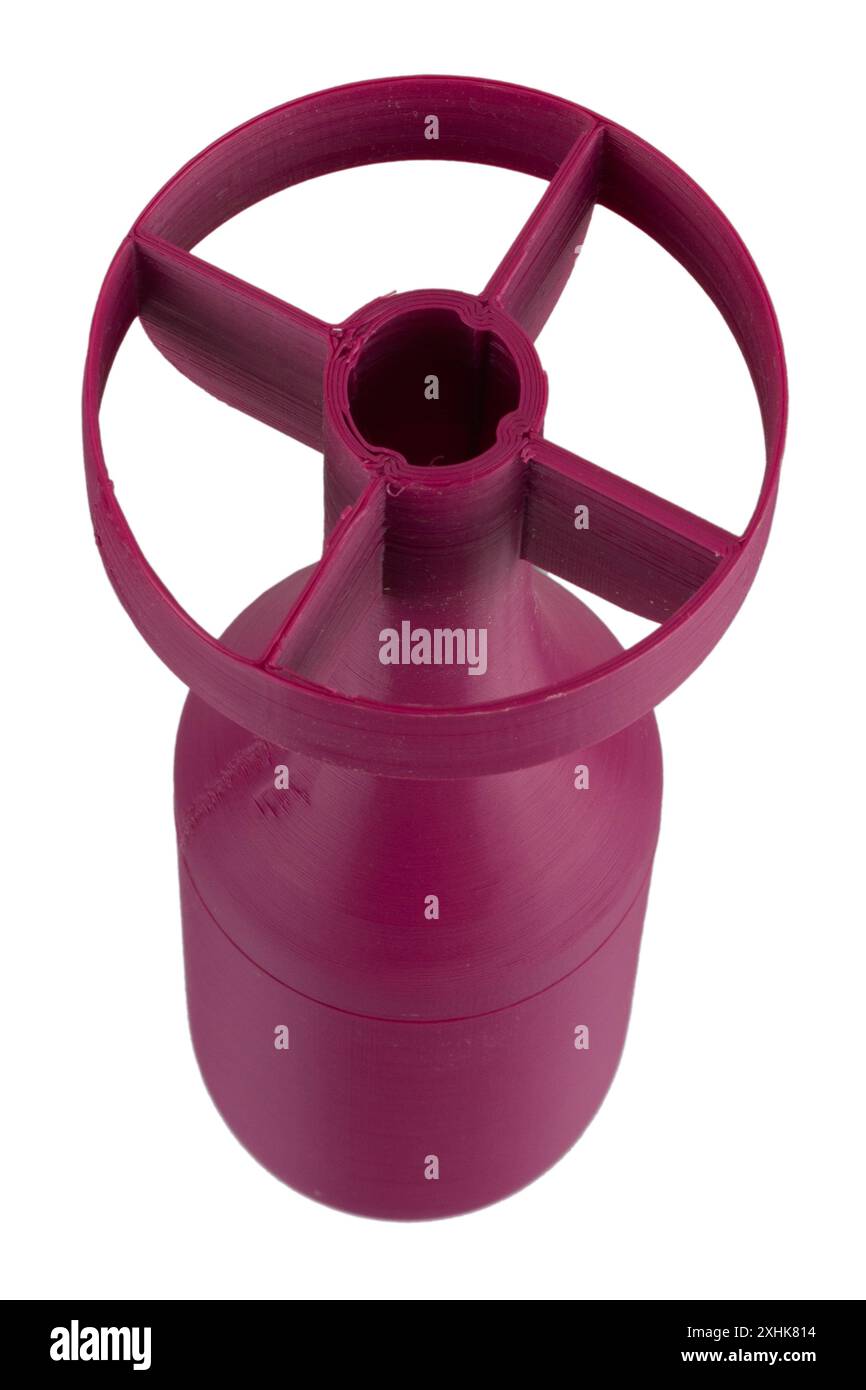 3d printed bomb for small combat drone isolated on white background ...