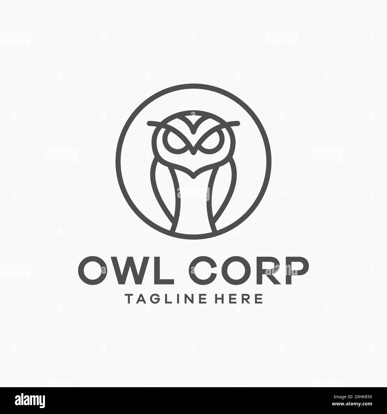 owl corporation logo design template Stock Vector Image & Art - Alamy