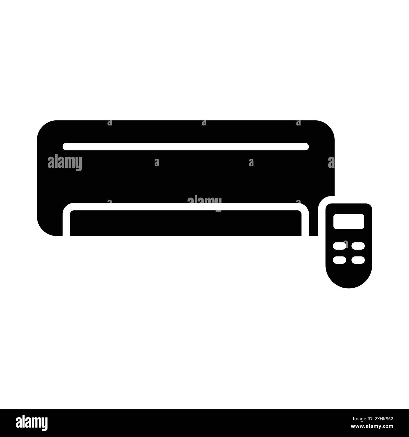 air conditioner icon vector design template in white background Stock ...