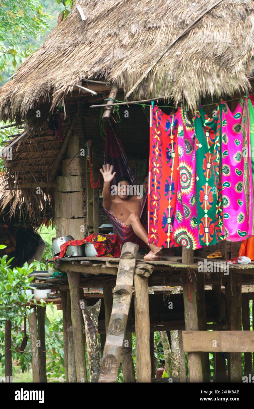 Embera village panama hi-res stock photography and images - Alamy