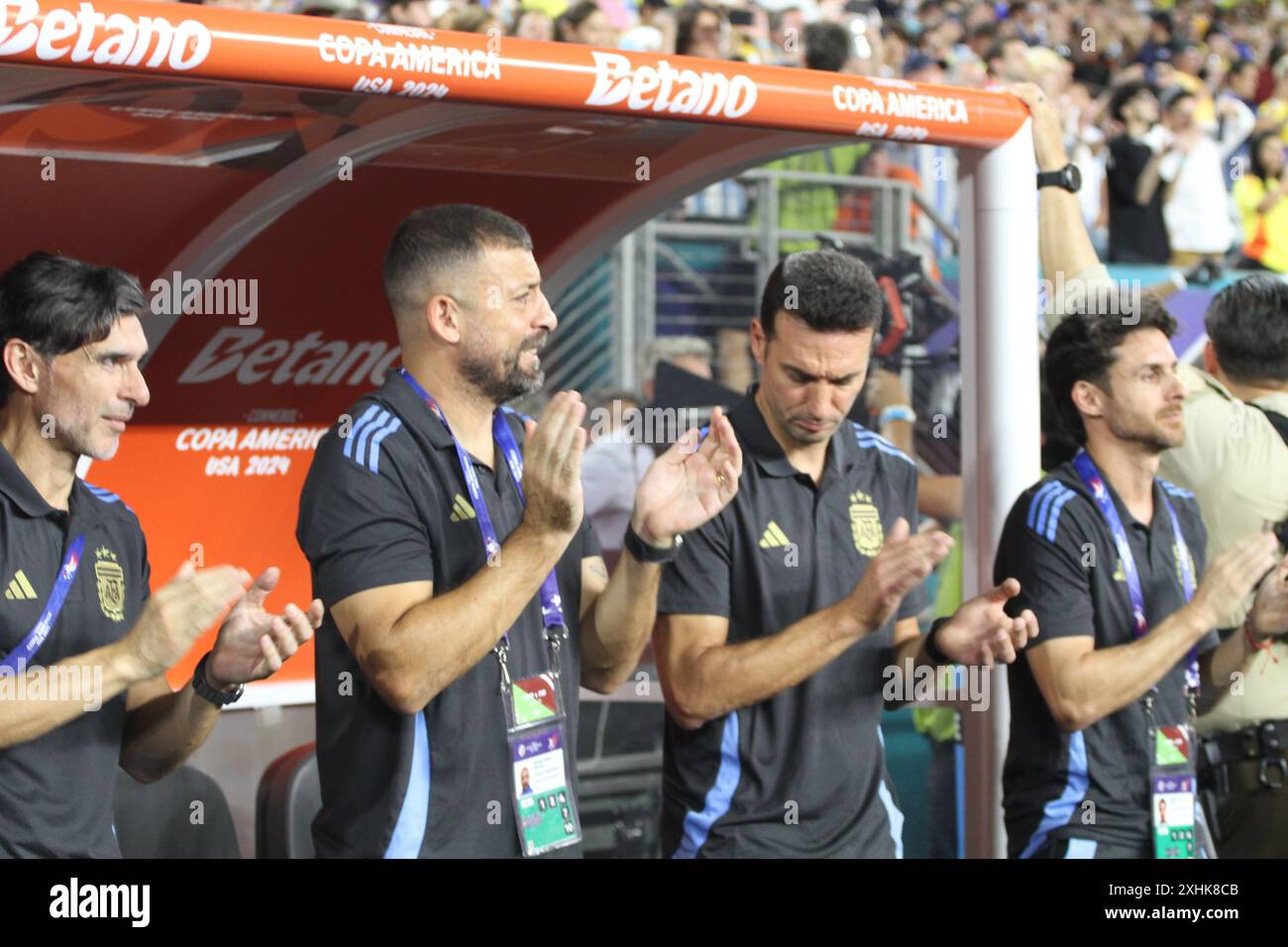 Miami, Florida, USA. 14th July, 2024. (SPO) Copa America 2024 Final ...