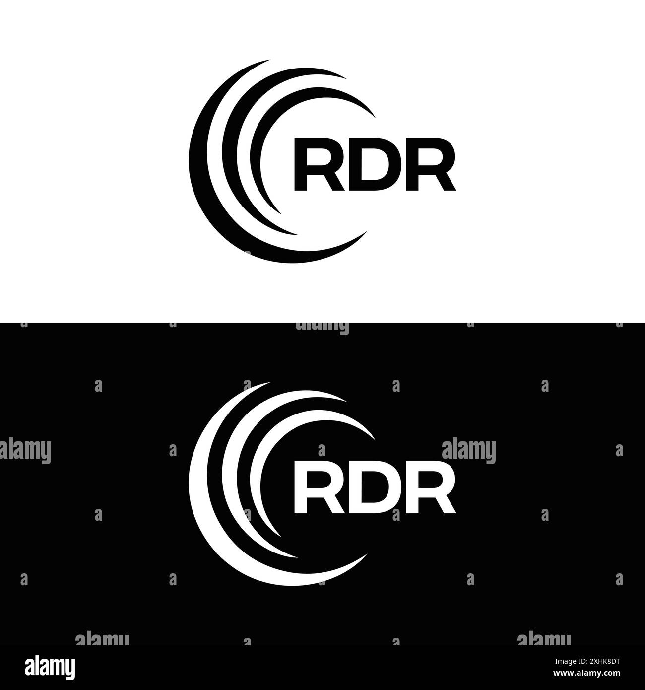 RDR logo. R D R design. White RDR letter. RDR, R D R letter logo design. R D R letter logo ...