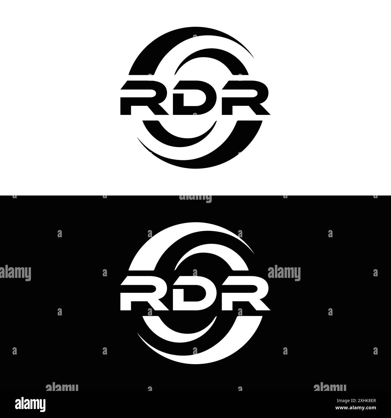 RDR logo. R D R design. White RDR letter. RDR, R D R letter logo design. R D R letter logo ...